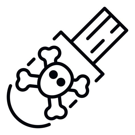 Hacker Usb Flash Icon Outline Style 15368343 Vector Art At Vecteezy