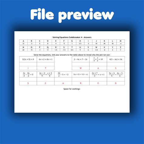 solving equations codebreaker 4 andy lutwyche