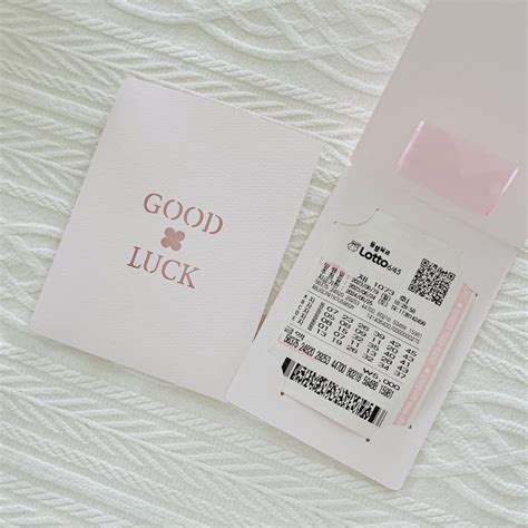 맞춤 문구 로또 봉투 리본 1 1 아이디어스