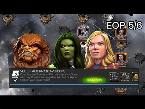 EOP ACCEPTANCE ALTERNATE AVENGERS MCOC YouTube