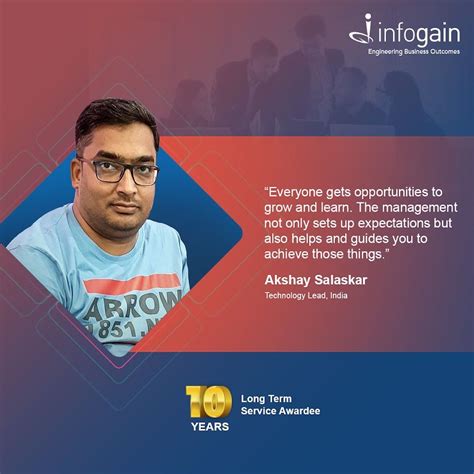 Infogain On Linkedin Infogain Longtermservice Growthjourney