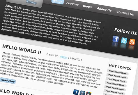Layout Coding Tutorial Converting Psd Into Xhtml And Css