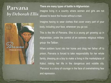 Ppt Parvana By Deborah Ellis Powerpoint Presentation Free Download