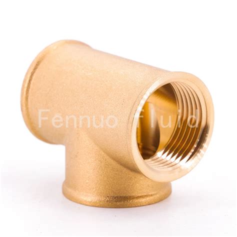3 Way Tee Plumbing Fitting Sanitary Water Forged Brass Plumbing