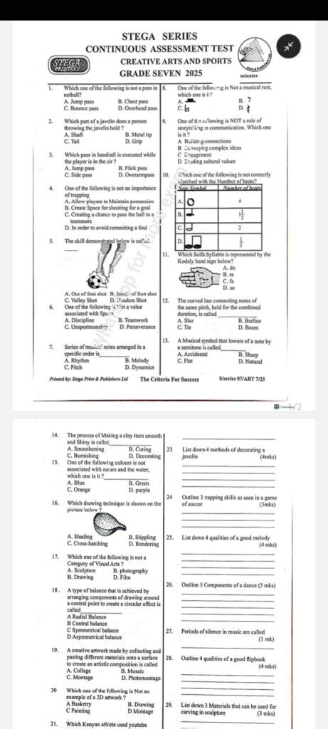 Grade 8 Integrated Science Rationalised Notes