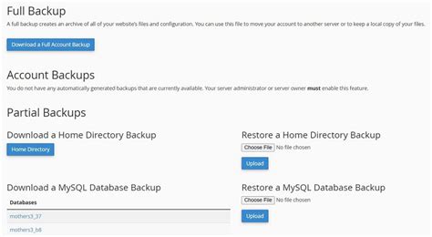 different ways to manually backup your server hostscore