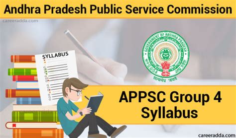 Appsc Group 4 Syllabus 2021 Selection Process Exam Pattern Career Adda