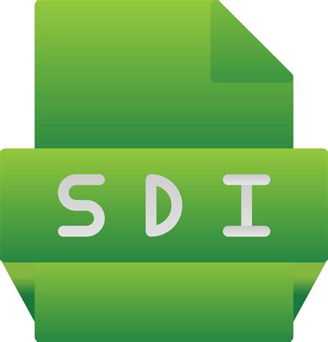 Sdi File Format Icon 15831029 Vector Art At Vecteezy