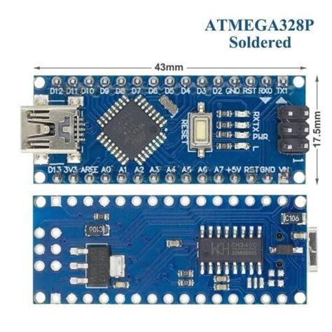 Arduino Nano Atmega328p V3 Sastron Limited