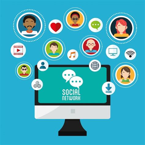 Diseño De Redes Sociales Vector Premium