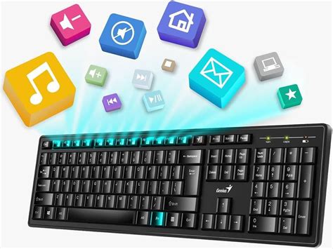 Genius Wireless Smart Km 8200 Keyboard And Mouse Buy Best Price In Uae