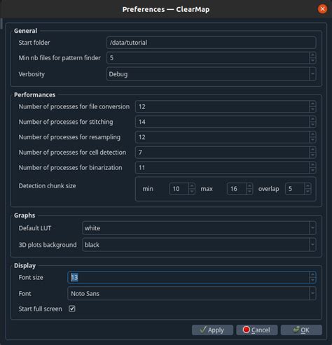 Gui Usage — Clearmap 210 Documentation