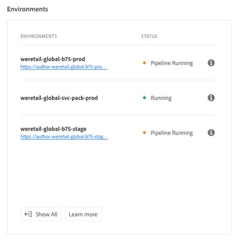환경 관리 Adobe Experience Manager