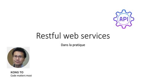 Restful Webservices Ppt