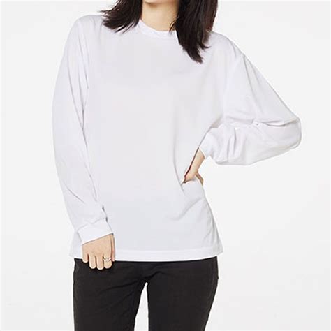 꿀벌마켓 라운드넥 여자 긴팔 티셔츠 데일리 직장인 캐주얼코디