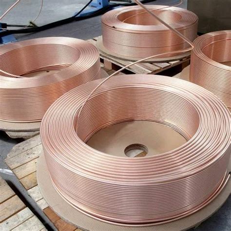 Lwc Copper Coil Tube Round Section Thickness 0 30 Mm 0 80 Mm At ₹ 940 Kg In New Delhi