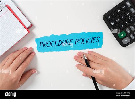 Conceptual Display Procedure Policiessteps To Guiding Principles Rules