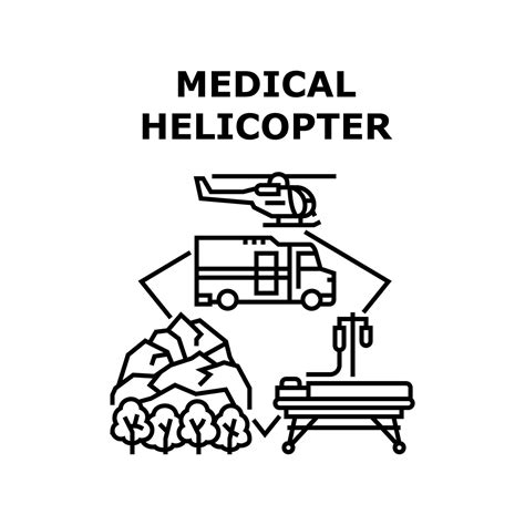 Medical Helicopter Icon Vector Illustration 9906492 Vector Art At Vecteezy