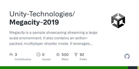 Github Unity Technologiesmegacity 2019 Megacity Is A Sample Showcasing Streaming A Large