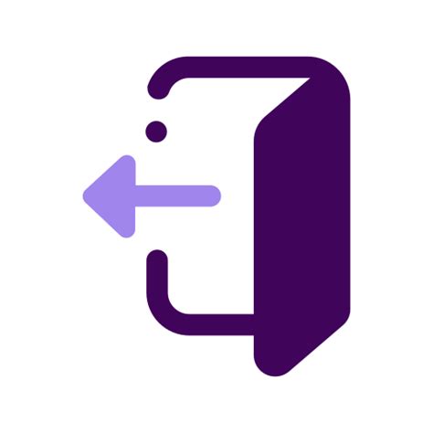 로그 아웃 아이콘 Generic Flat