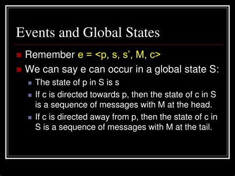 Ppt Distributed Snapshots Determining Global States Of Distributed