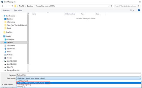 How To Export Thunderbird Emails To Html In 2025