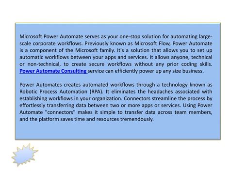 Ppt Power Up Your Business With Microsoft Power Automate Consulting Service Powerpoint