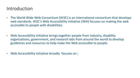 Web Content Accessibility PPT