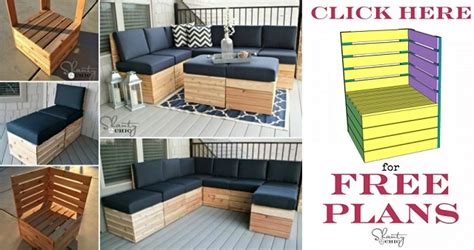 DIY Modular Seating Free Plan Home Design Garden Architecture Blog Magazine