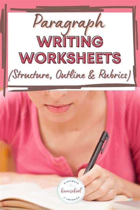 Paragraph Writing Worksheets Structure Outline And Rubrics