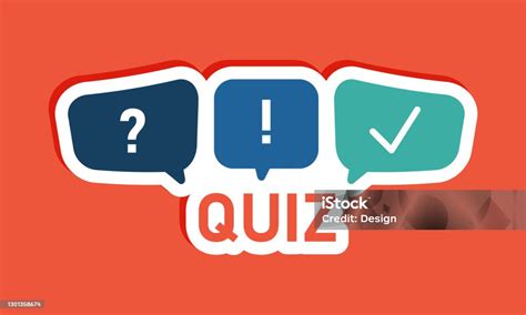 음성 거품 기호 설문 지 쇼 노래의 개념 퀴즈 로고 퀴즈 버튼 질문 경쟁 시험 인터뷰 현대 엠블럼 디자인 벡터 일러스트 오렌지 배경에 고립 0명에 대한 스톡 벡터 아트 및