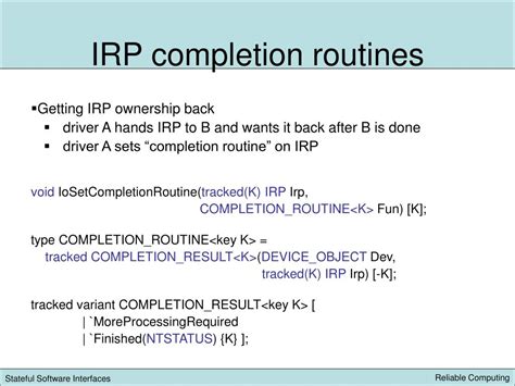 Ppt Specifying And Checking Stateful Software Interfaces Lecture 2
