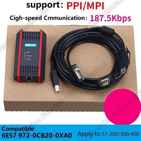 6es7972 0cb20 0xa0 Usb Mpi Programming Cable To Mpi Dp Ppi Network Adapter S7 200 300