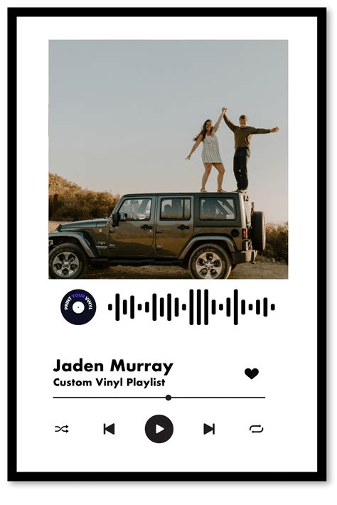 Custom Playlist And Spotify Code Printyourvinyl