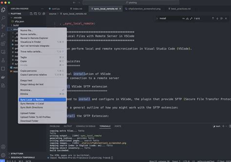Sync Local Files With Remote Server In Vscode — Oph Cluster Documentation 001 Documentation