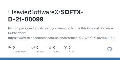 Github Elseviersoftwarex Softx D Python Package For Calculating Solenoids To Cite
