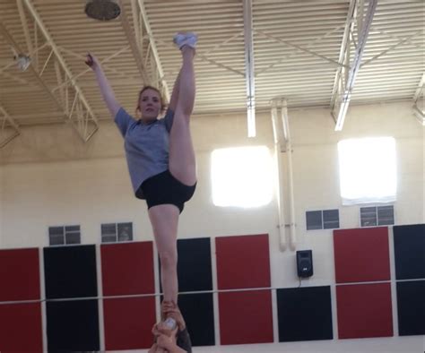 Heel Stretch Cheer Stunt