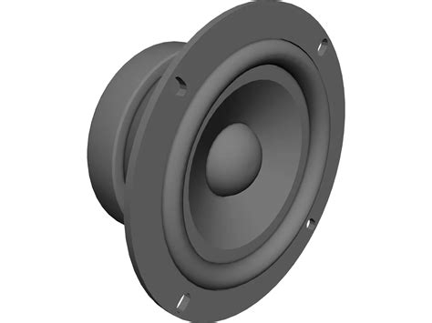 speaker cad model 3dcadbrowser