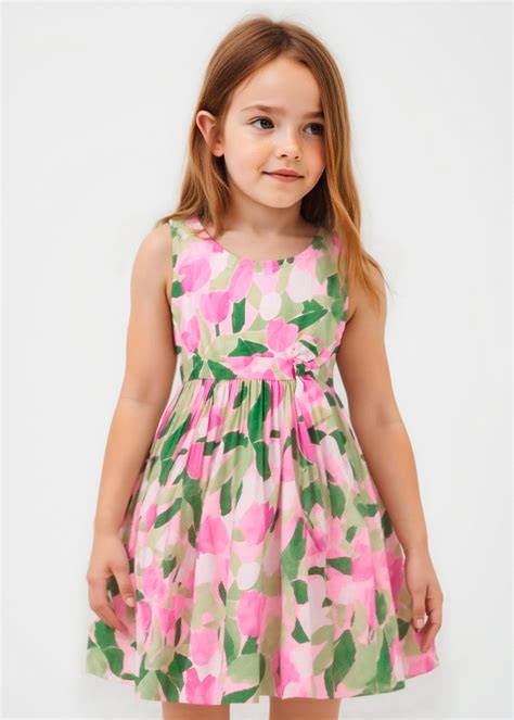 Kleid Blumenmotiv Mädchen Malve Mayoral