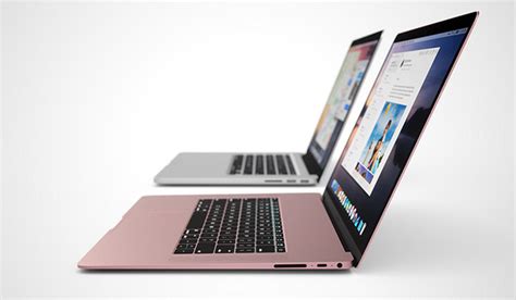 Macbook Pro Concept Shows Next Gen Model In Rose Gold Running Macos Redmond Pie
