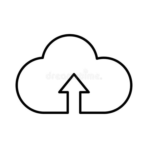 Backup Data Line Sign Vector Illustration Stock Image Stock Vector