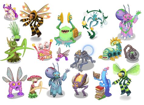 Every Bug Monster Plus A Freed Thing Rmysingingmonsters