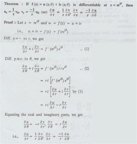 Analytic Functions Necessary And Sufficient Conditions For Analyticity In Cartesian And Polar