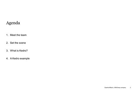 Boston Data Engineering Kedro Python Framework For Data Science Overview And New Features Pdf