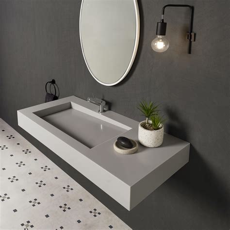 CORIAN COLOUR Perseus DuPont Corian Wall Mounted Washbasin Architonic