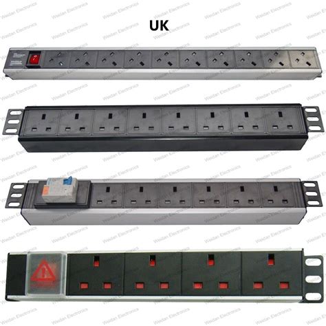 Inch UK Type Universal Socket Network Cabinet And Rack PDU PDU And PDU Socket