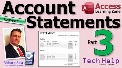 Access Learning Zone On Linkedin Create Account Statements For Microsoft Access Check Register