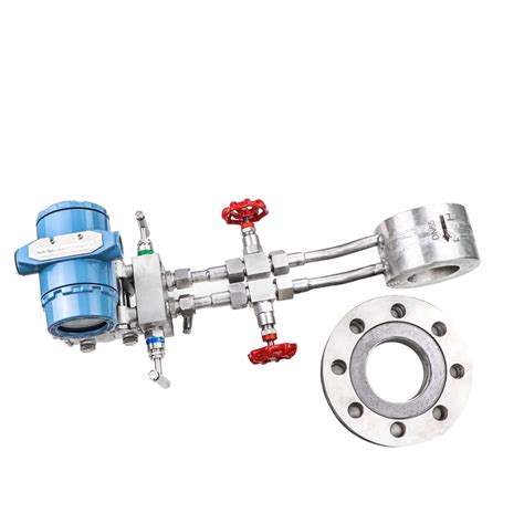 Integrated Stainless Steel Orifice Plate Flow Meter With Differential Pressure Transmitter
