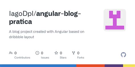 github iagodpl angular blog pratica a blog project created with
