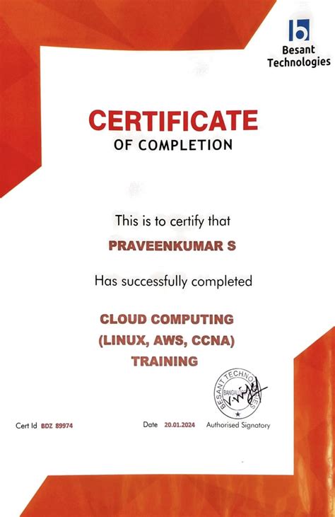 Praveen Kumar On Linkedin Ccna Aws Linux Cloudcomputing Continuouslearning